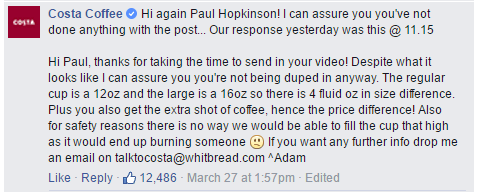 ¿Qué está pasando con la crisis de Costa Coffee? | Brand24