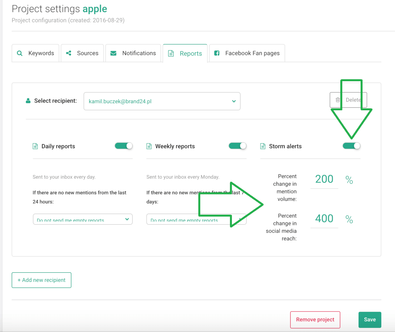 FEATURE UPDATE: Introducing Storm Alerts | Brand24