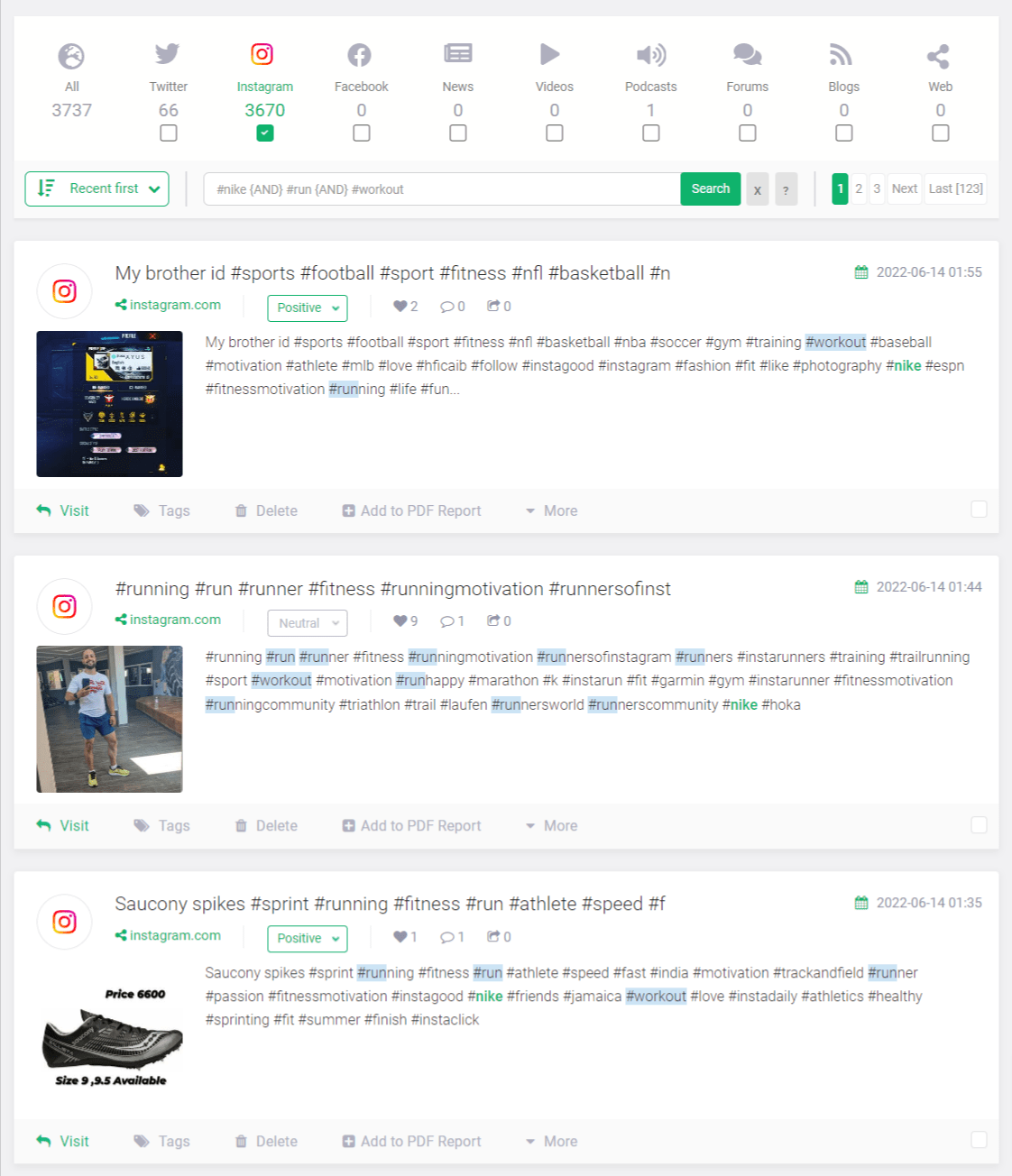 ¿Cómo buscar varios hashtags en Instagram y X (Twitter)? | Brand24