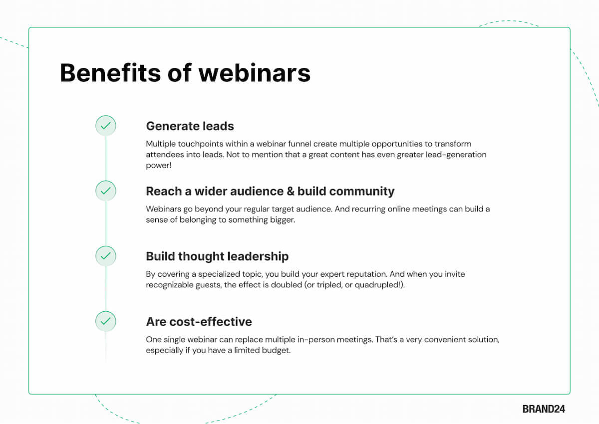What is a webinar? Definition, benefits & step-by-step guide [2026] | Brand24