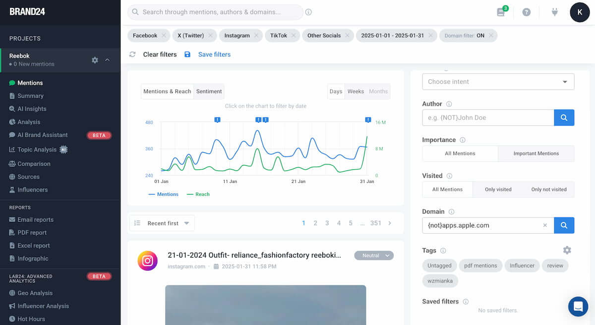 The 7 Best Social Media Reporting Tools to Try in 2025 | Brand24