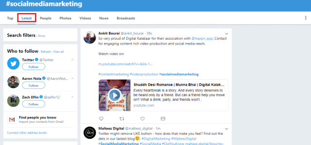 How to search hashtags by date | Brand24 Blog
