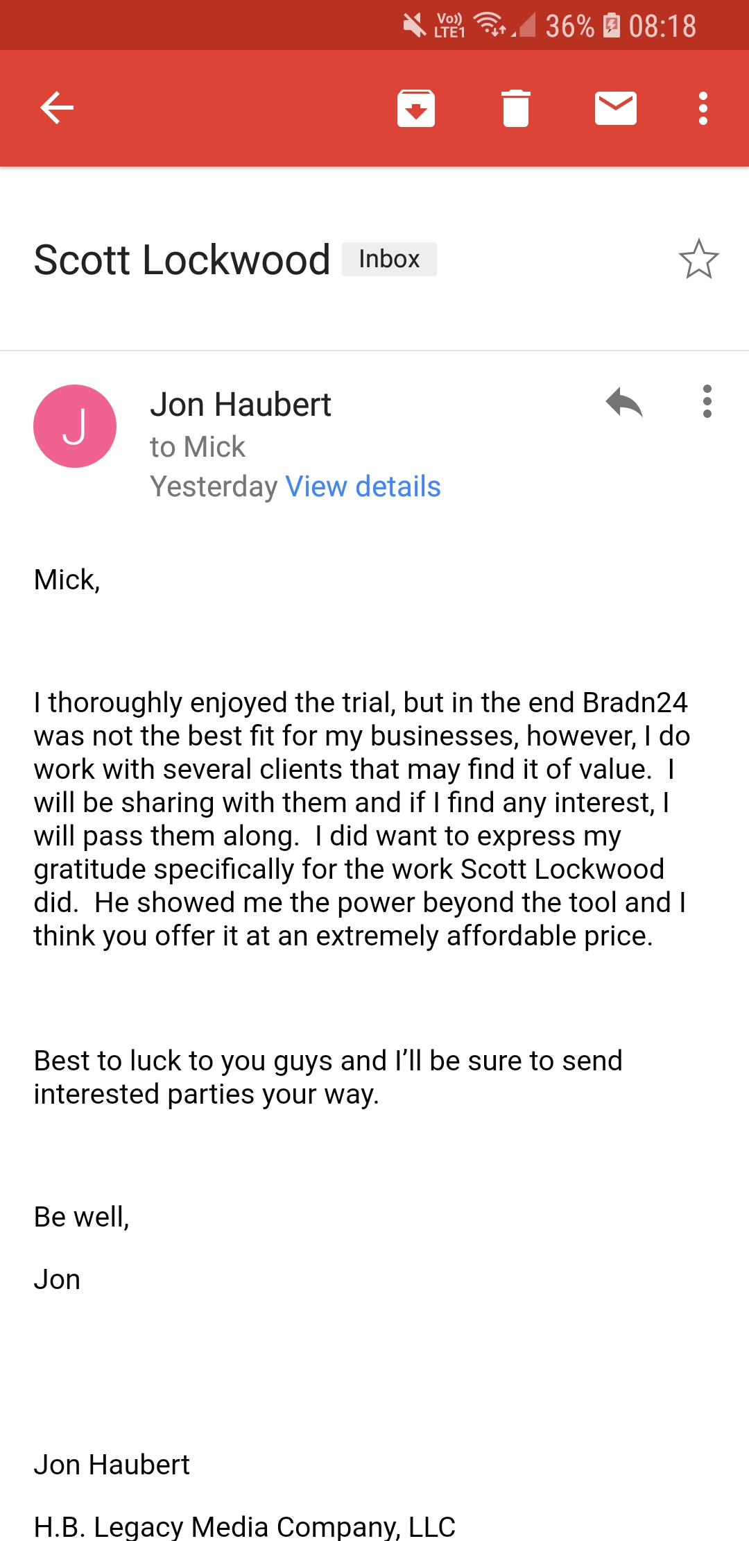 You surely meant "Brand24 alternatives stink", right? | Brand24